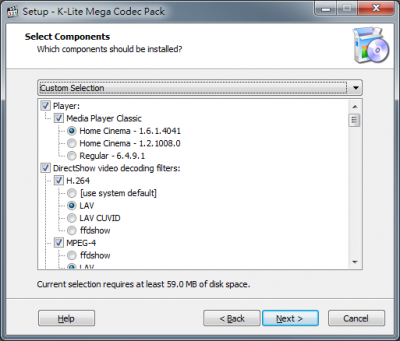 K-Lite Mega Codec Pack 安裝及設定 « thanatos' blog
